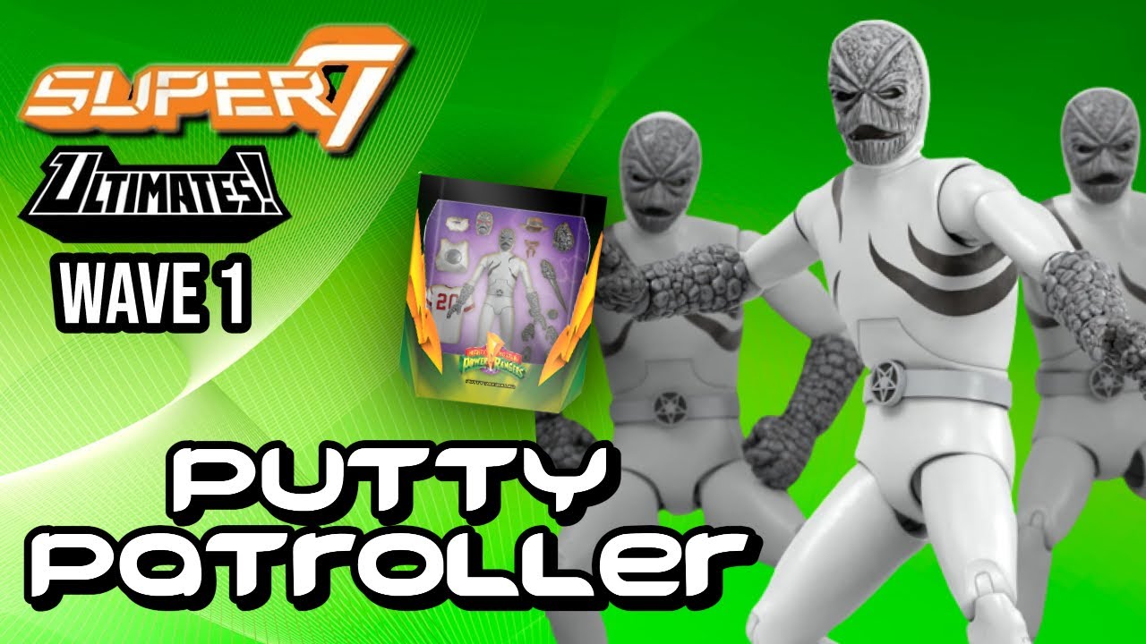 REVIEW: Super 7 Ultimates Mighty Morphin Power Rangers Wave 1- Putty ...