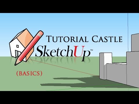 SketchUp: Medieval Castle (basic tutorial) - YouTube