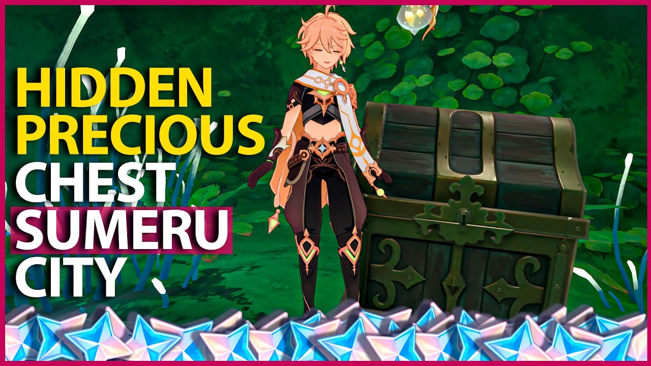 Hidden Precious Chest In Sumeru City Genshin Impact - YouTube