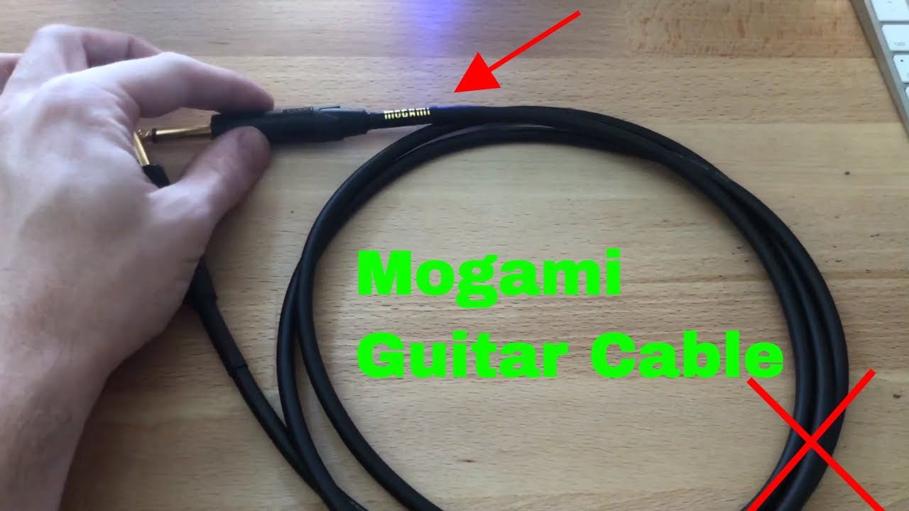 How To Use Mogami Instrument Guitar Cable Review - YouTube