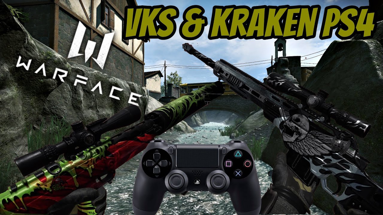 Warface PS4 Ranked Sniper Gameplay (Chitin VKS & Kraken) - YouTube