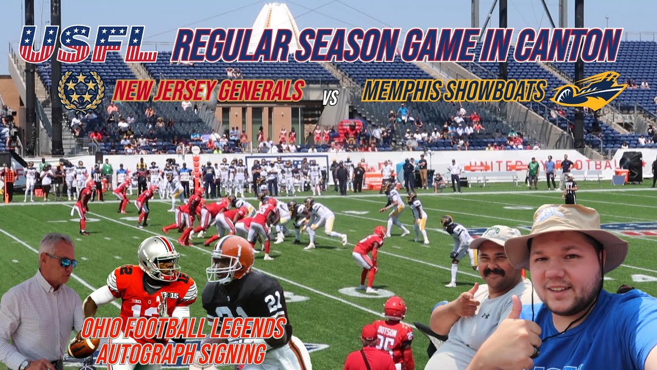 USFL Regular Season Game in Canton (New Jersey Generals vs Memphis ...