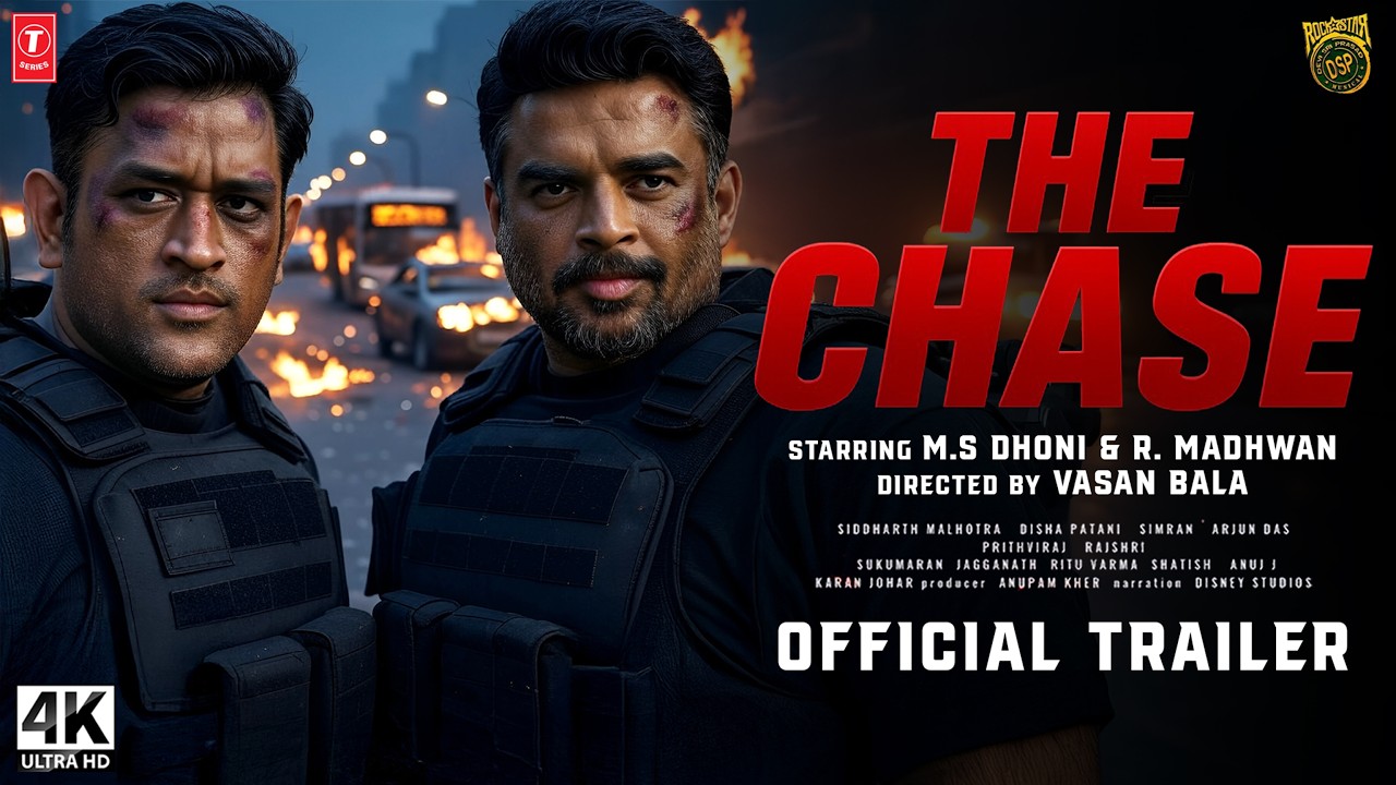 THE CHASE - Hindi Trailer | MS Dhoni | R. Madhvan | MS Dhoni Movie ...