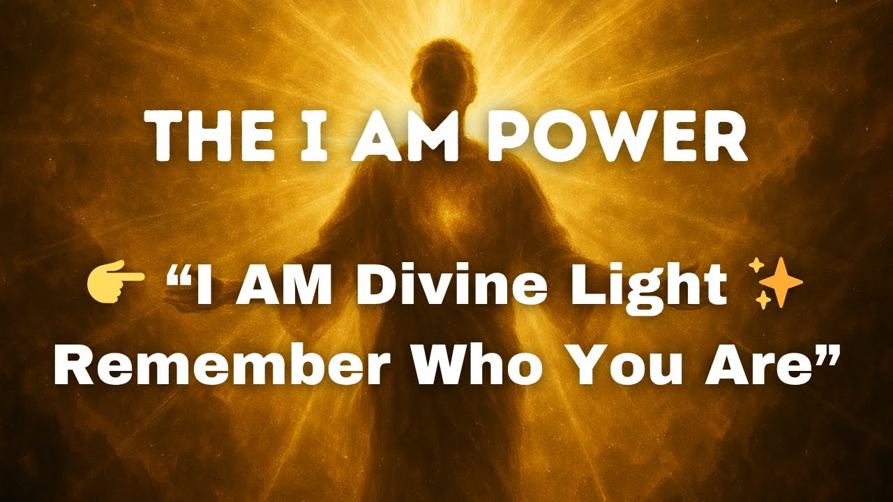 “I AM Divine Light | Guided ‘I AM’ Affirmation Prayer” | Divine ...