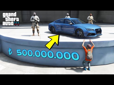BAŞKANIN AUDI ARABASINI KAÇIRDIM - GTA 5 GERÇEK HAYAT