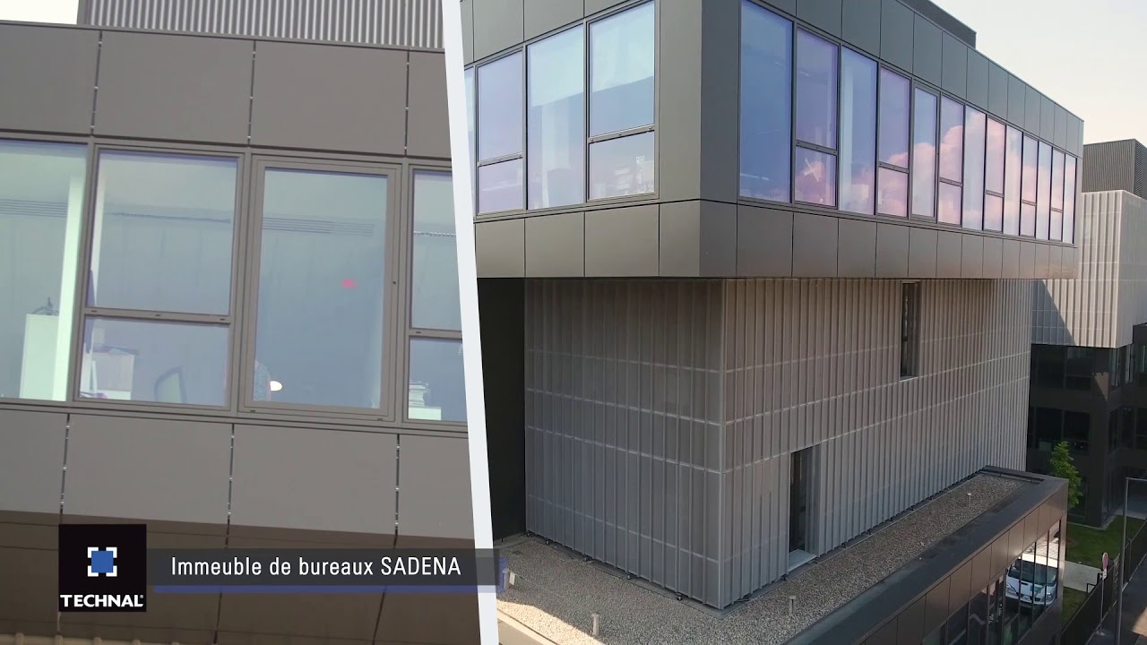 Mur rideau Menuiserie Alu | Immeuble bureaux | Samir Martinique - YouTube