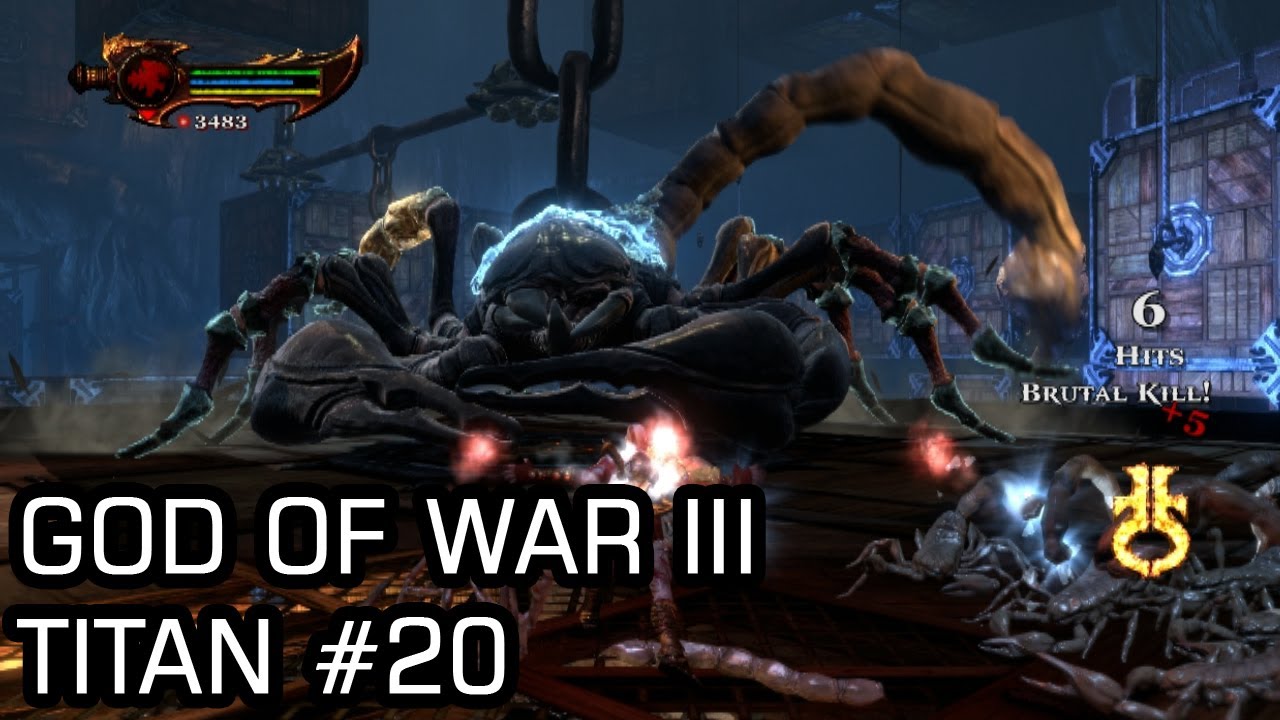 God of War III (Titan,PS3) #20 The Scorpion, Boreas Icestorm - YouTube