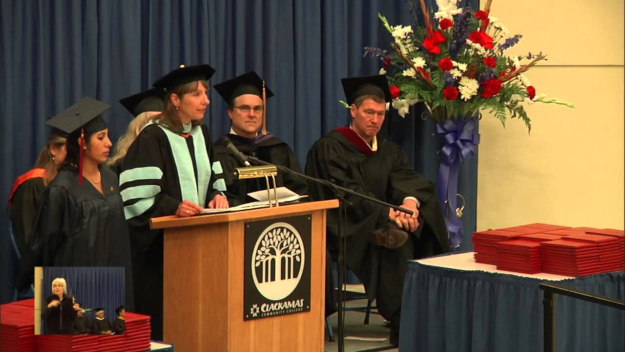 Clackamas Community College 2013 Graduation Ceremony (June 13, 2013 ...