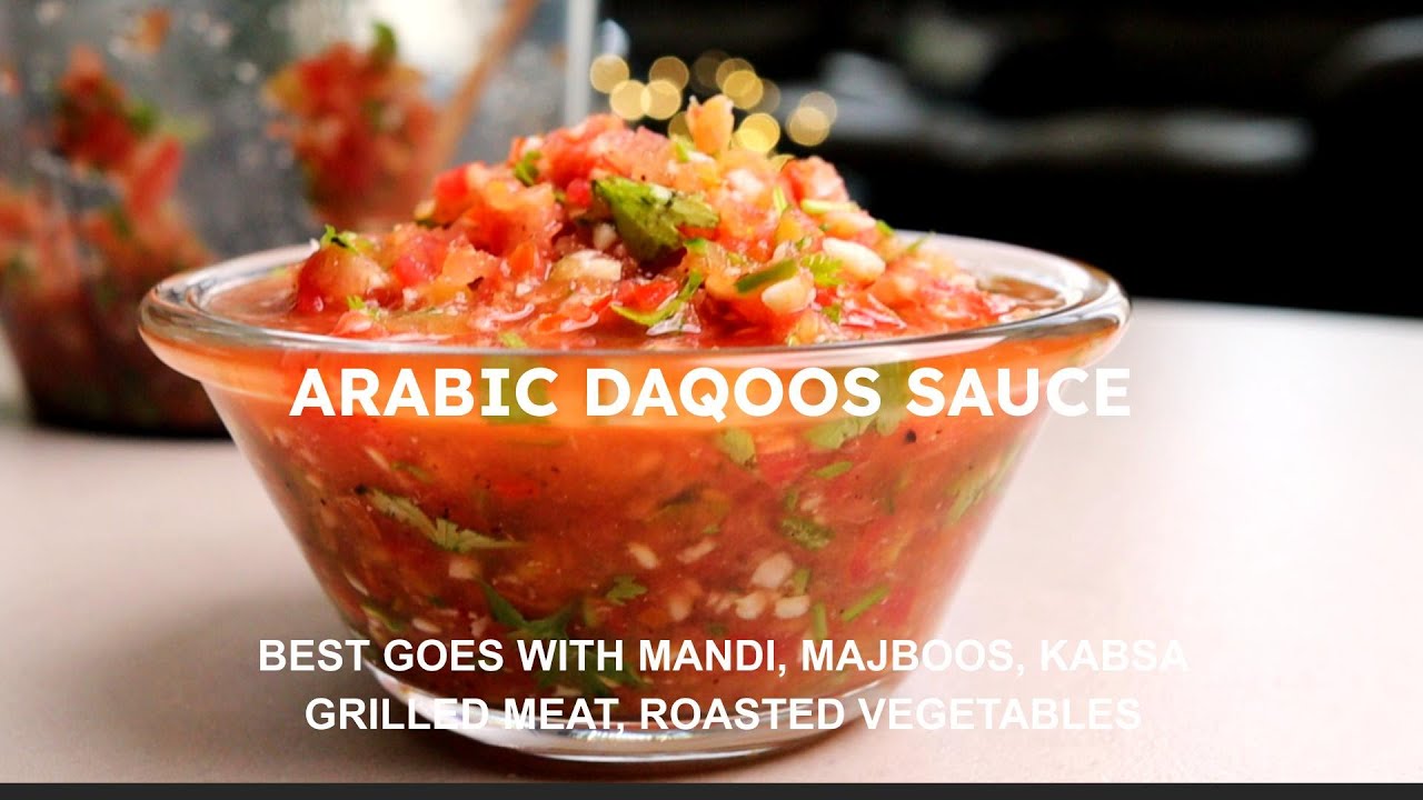 HOW TO MAKE DAQOOS | DAKUS RECIPE| TOMATO SAUCE FOR ARABIC MAJBOOS ...