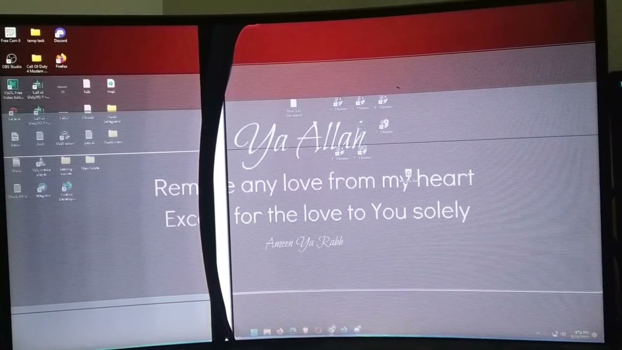 27' Curved Monitor Panel Broken | SAMSUNG Monitor Broken What To Do ...