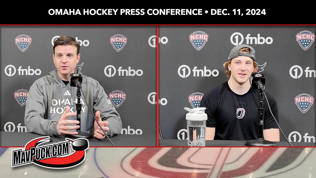Omaha Hockey Press Conference - Dec. 11, 2024 - YouTube