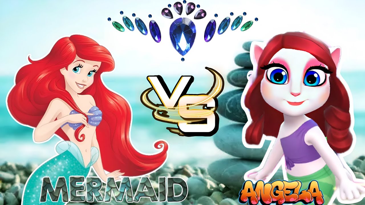 My Talking Angela 2 / Mermaid Vs Angela / New Update Gameplay 🫧🫧 ️💖💖 ...