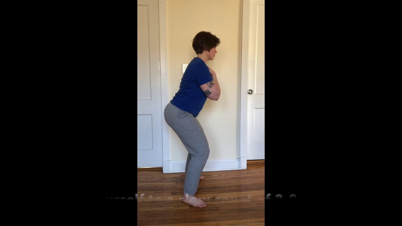 Slow Eccentric Bodyweight Squat - YouTube