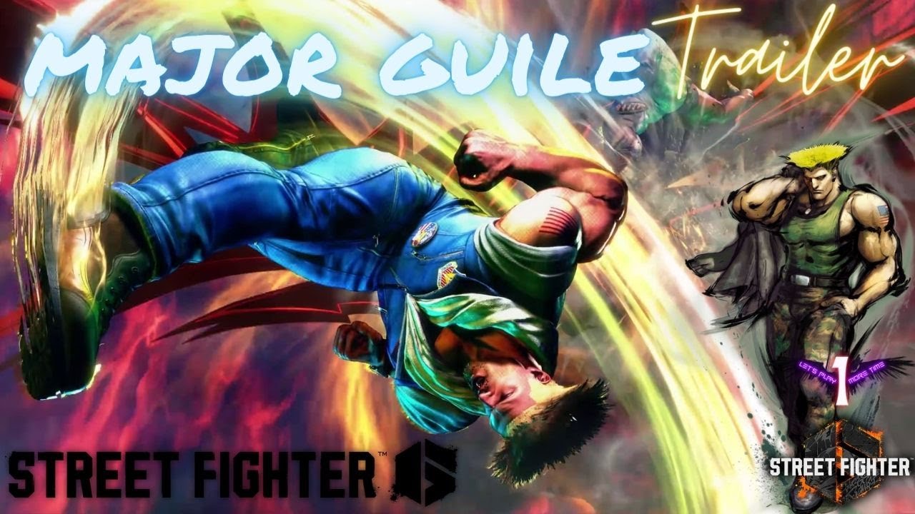 Street Fighter 6 - Guile Gameplay Trailer / Major Guile - YouTube