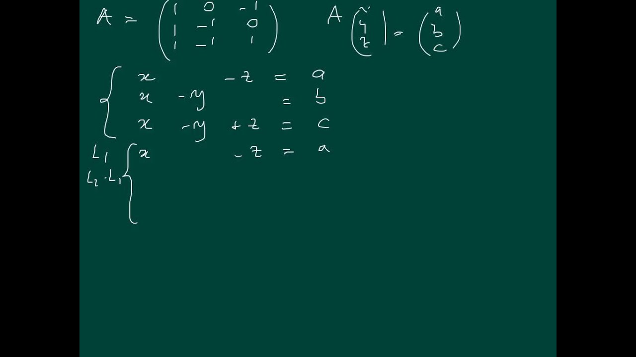 Mat126 Alg lin 1 inversion matrice par pivot de Gauss - YouTube