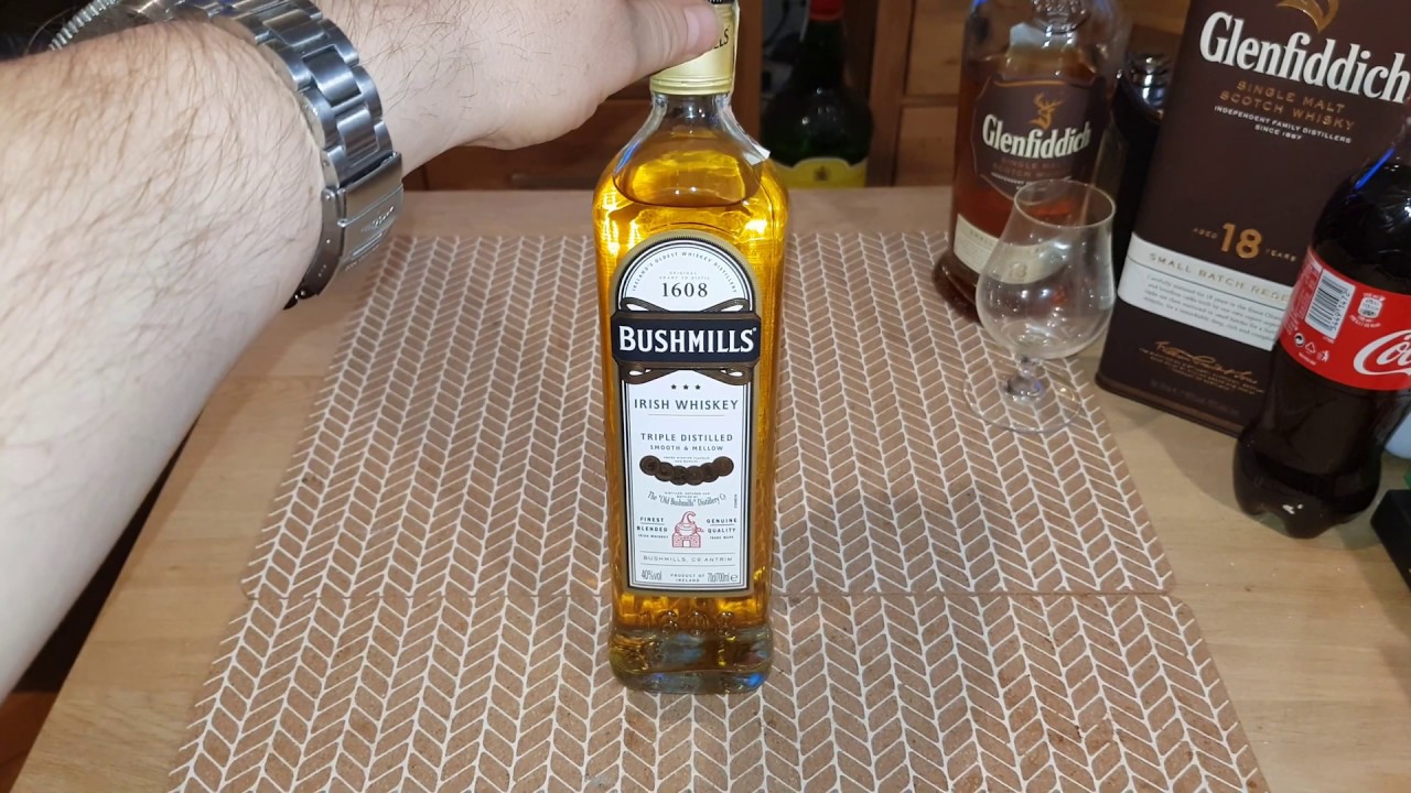 BUSHMILLS ORIGINAL "WHITE LABEL" OR "WHITE BUSH" TRIPLE DISTILLED ...