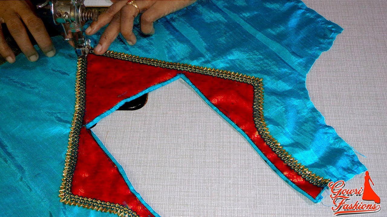 Very Simple Designer blouse Cutting And Stitching - YouTube