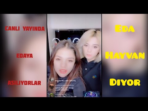 Canlı yayında Edaya Suriyeliler sarkıntılık ediyor.