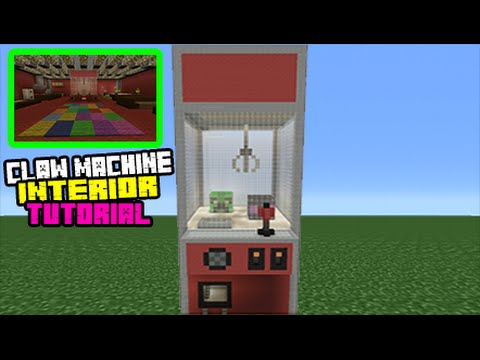 Minecraft Tutorial: How To Make A Claw Machine House Interior/Exterior - YouTube