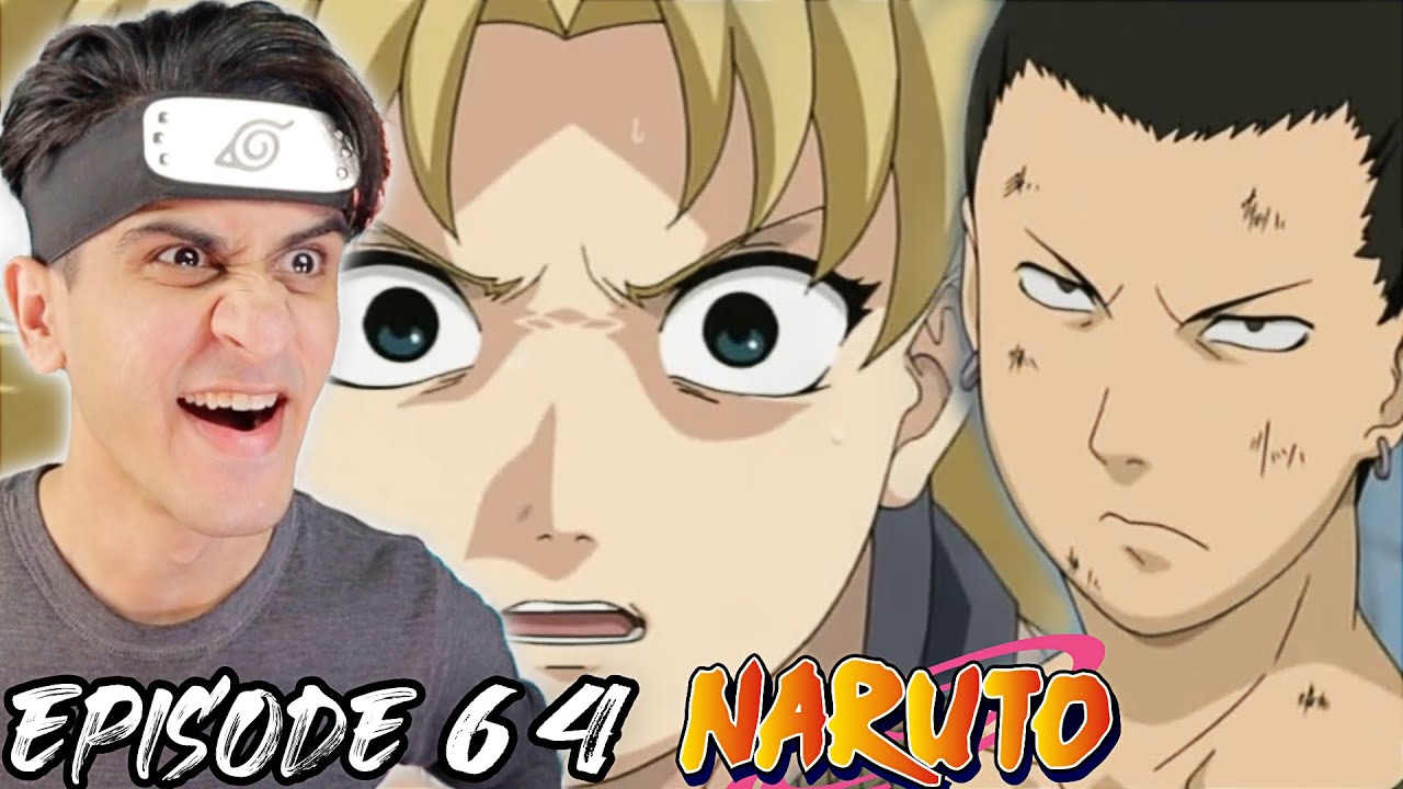 Shikamaru vs Temari! Naruto Episode 64 REACTION - YouTube
