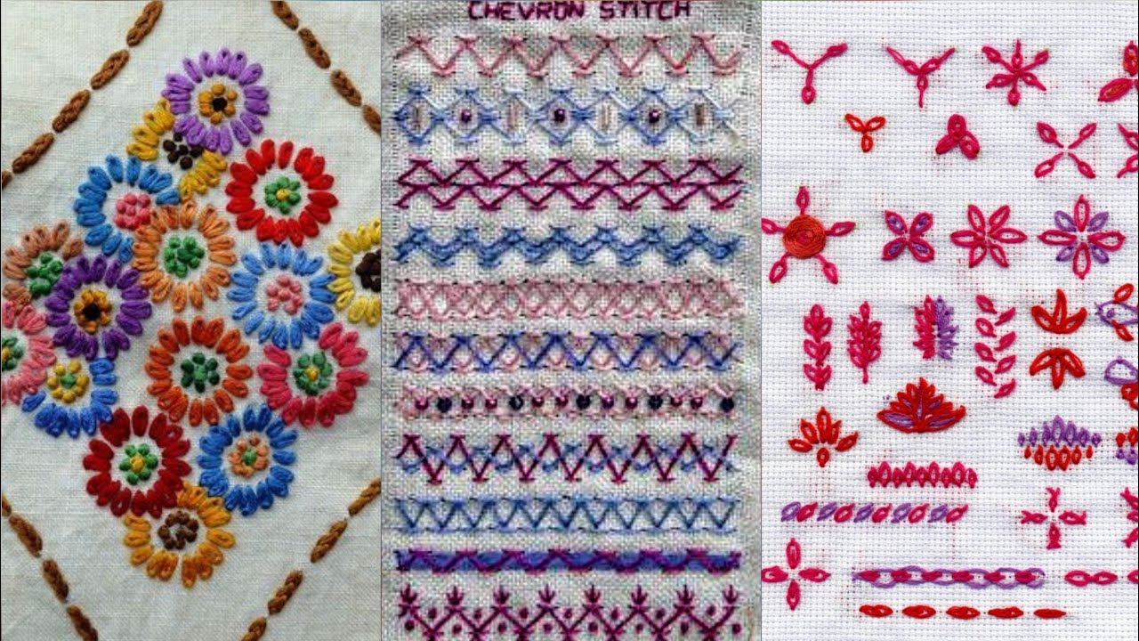 Basic beautiful and stylish embroidery design /embroidery design for ...