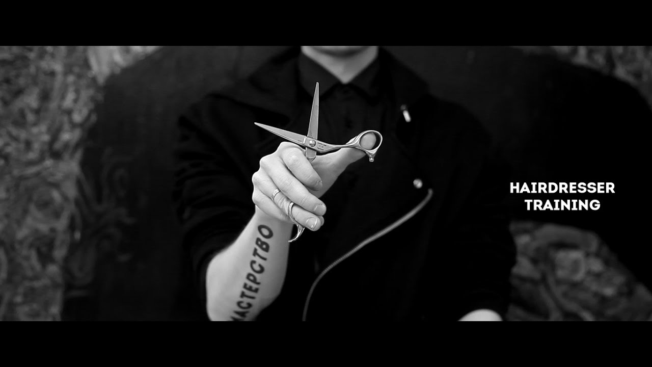 Hairdresser's Skills Training: Scissors Tricks - YouTube
