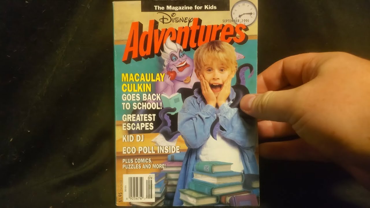 A Look Through Disney Adventures Magazine: September 1991 - YouTube