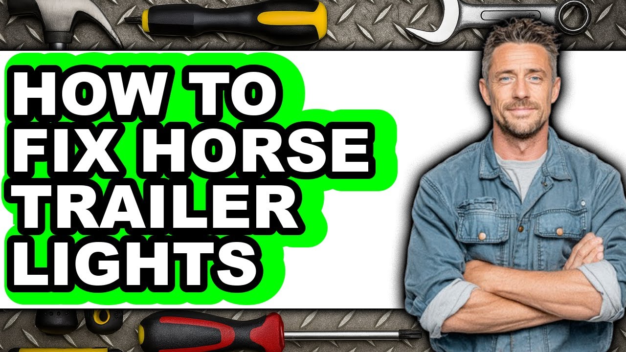 How to Fix Horse Trailer Lights (only Way) - YouTube