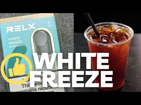WHITE FREEZE POD REVIEW / GULAMAN FLAVOR - RELX INFINITY - YouTube