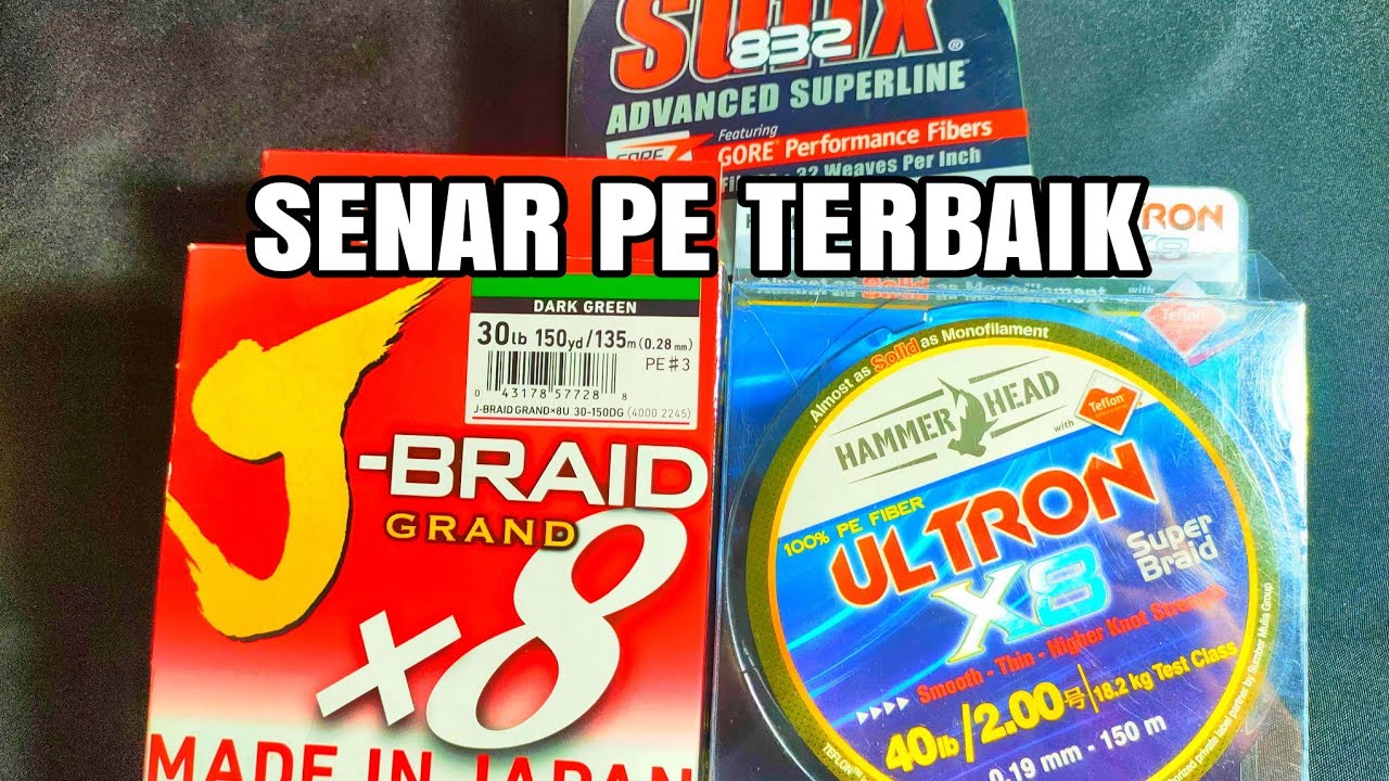 MEMILIH SENAR PE TERBAIK UNTUK CASTING|| SENAR PANCING KUAT DAN BISA ...