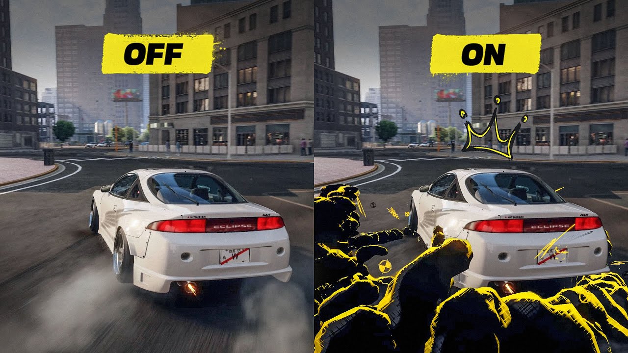 Nfs Unbound Effects On Off Youtube