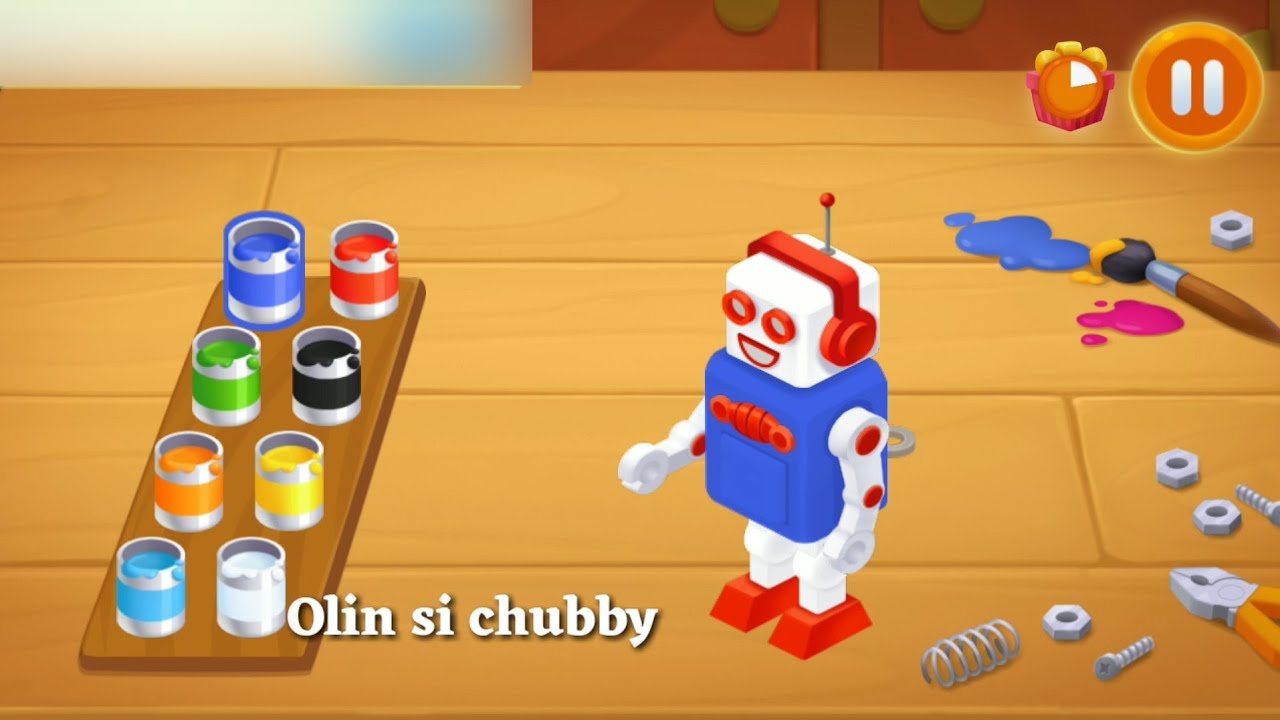 Mewarnai Robot, Mobil, Boneka.. - YouTube
