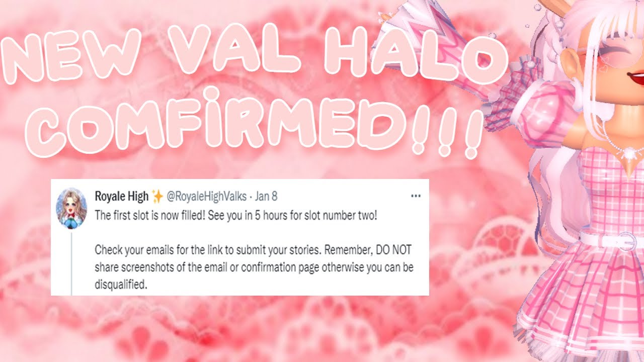 💝 NEW VAL HALO COMFIRMED?!!!! || Royale High News/Tea! - YouTube