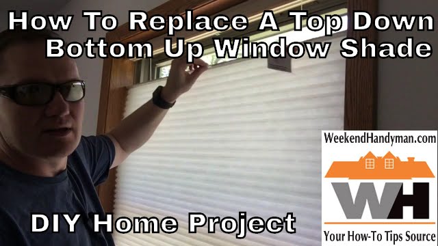 How To Replace A Window Shade DIY Project | Weekend Handyman - YouTube