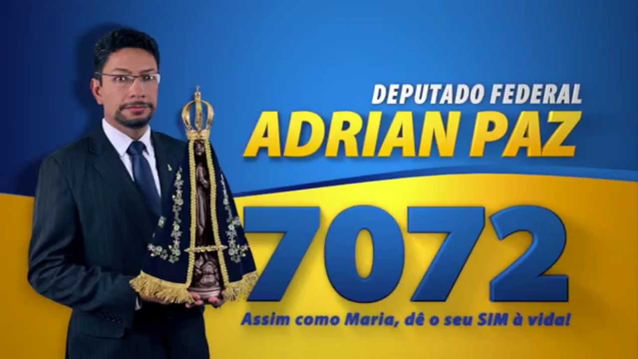 Adrian Paz - Candidato, Pró-Família, a Deputado Federal por Minas ...