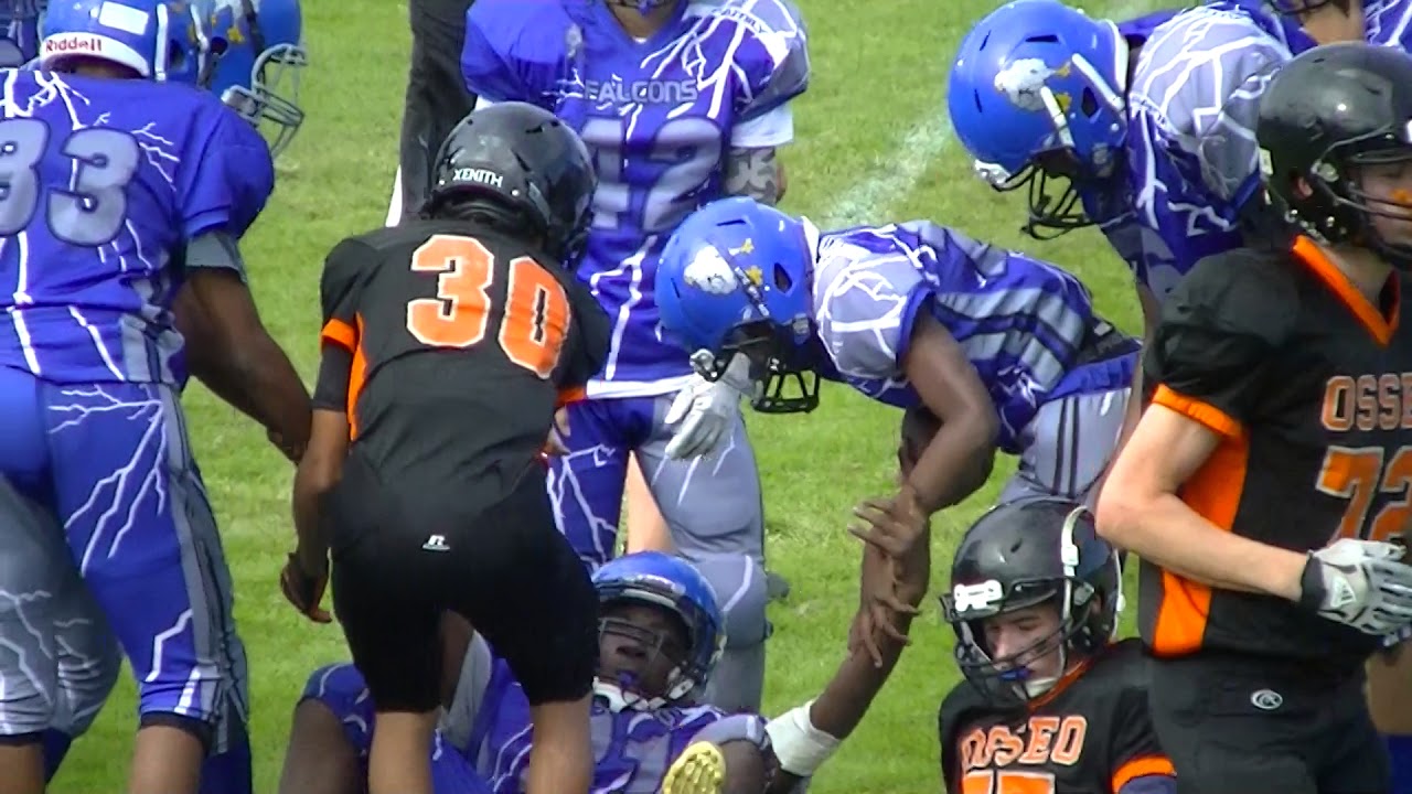 Osseo Football Association 8th Grade 2017 Game 9C - YouTube