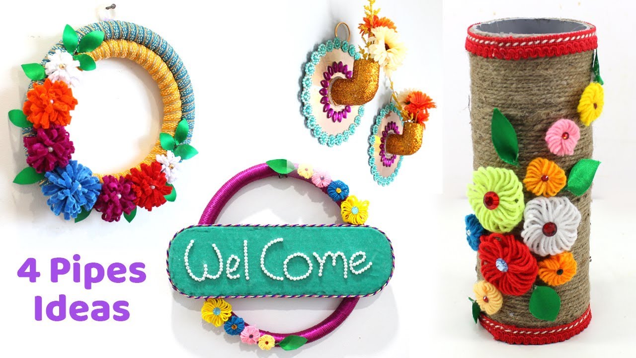 4 BEST REUSE IDEAS OF WASTE OLD PIPES - YouTube