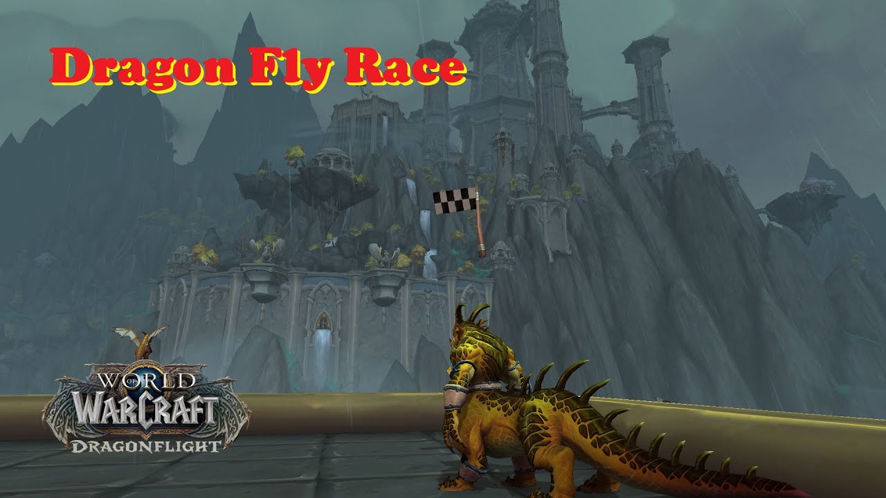 Emberflow Flight Gold Dragon Fly Race Achievement Dragonflight WOW ...