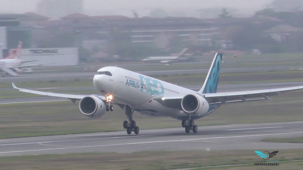 Airbus A330-941 NEO First Flight from Toulouse (4k vidéo) - YouTube