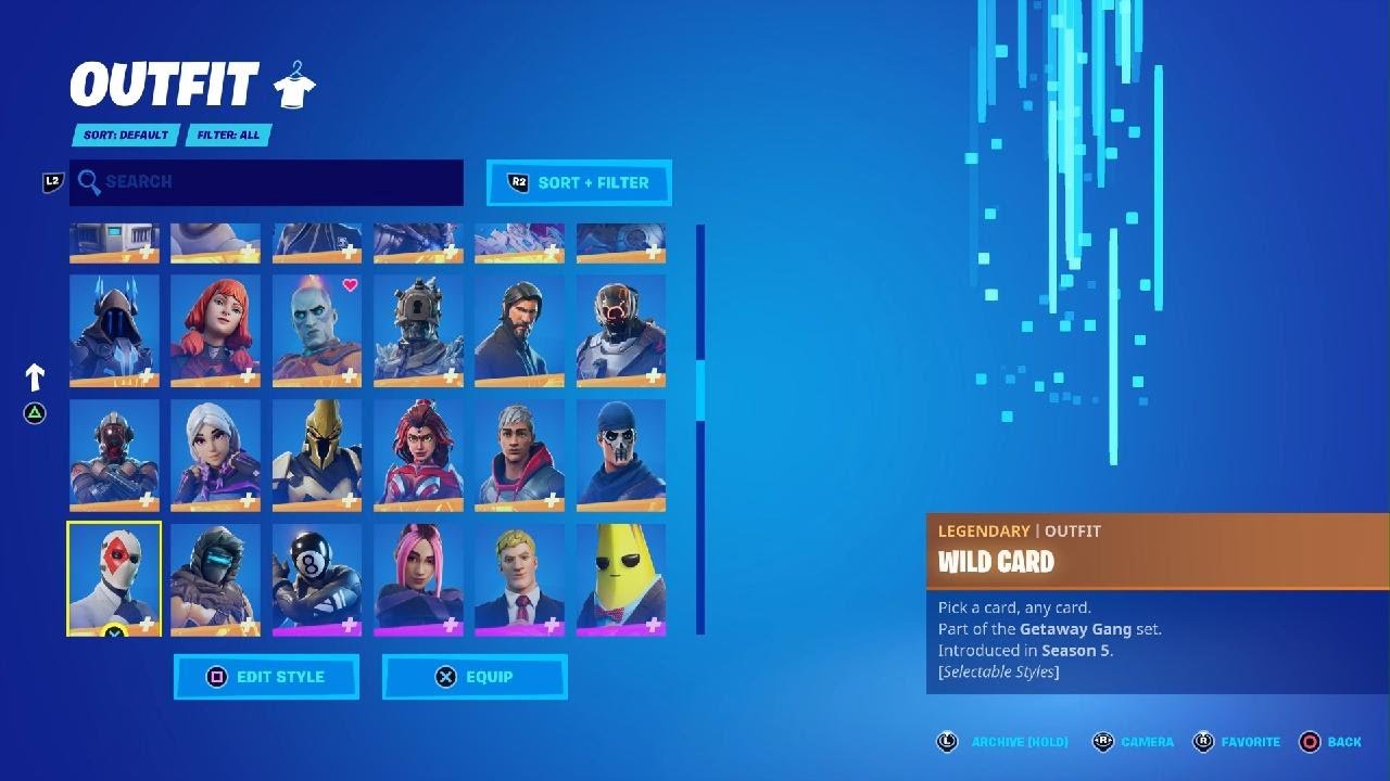 Fortnite_playstation plus skin😜 - YouTube