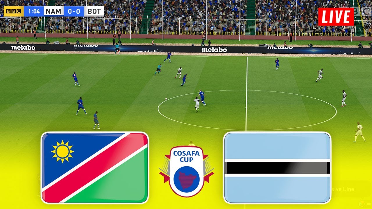 🔴NAMIBIA vs BOTSWANA LIVE TODAY | HOLLYWOODBETS COSAFA CUP 2023 Live ...