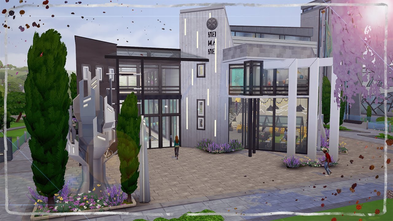 Foxbury Student Union ~ The Sims 4 Discover University Speed Build ...