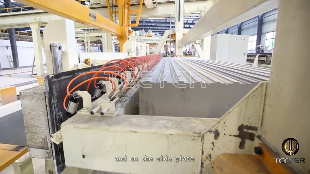 Production Flow Chart of AAC Blocks & Panels - YouTube