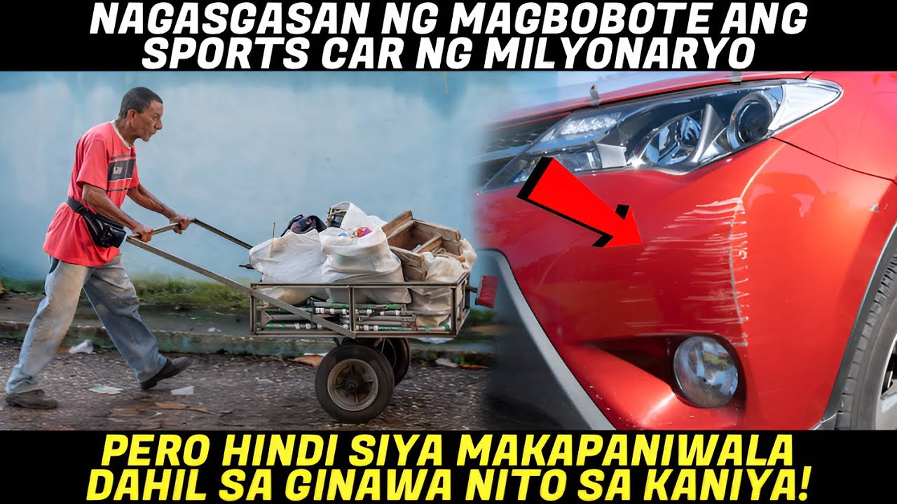 NAGASGASAN NG MAGBOBOTE ANG SPORTS CAR NG MILYONARYO, HINDI SYA ...