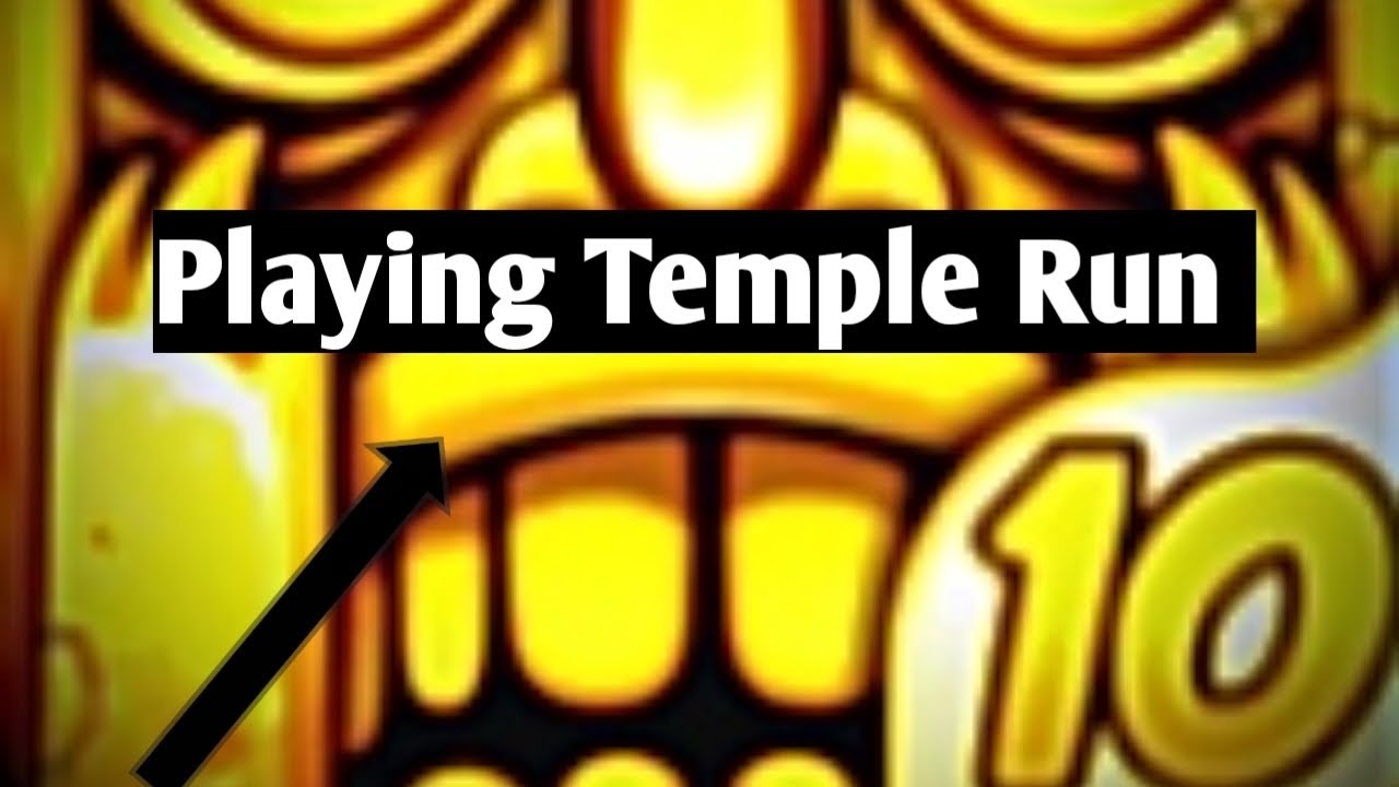 Again playing| temple run - YouTube