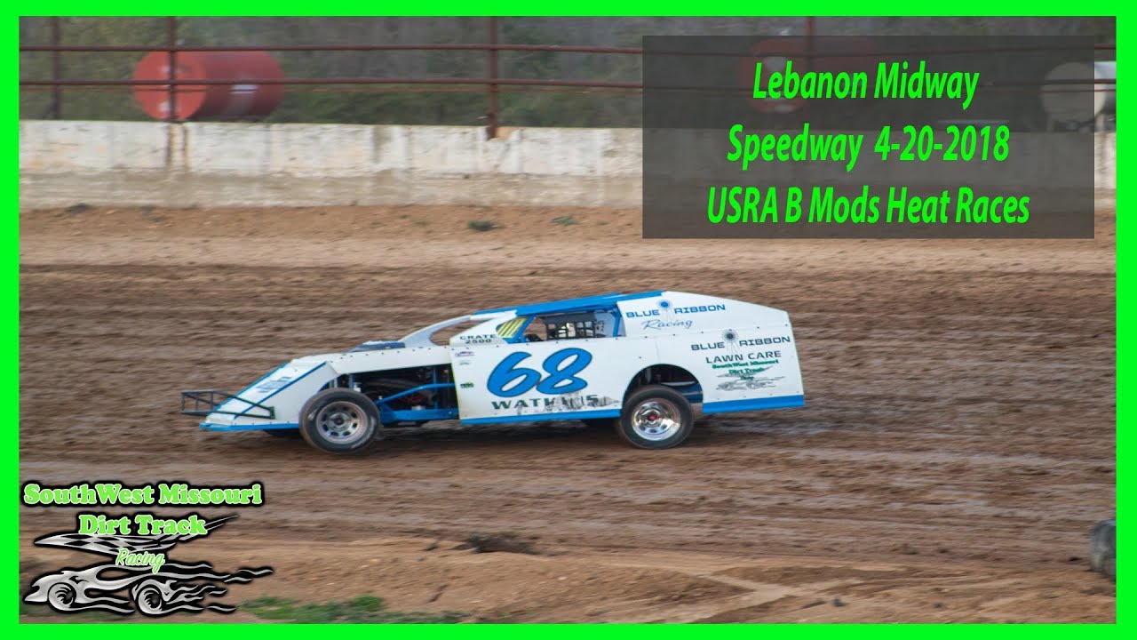 USRA B Modifieds Heat Races - Lebanon Midway Speedway 4-20-2018 S&S U ...