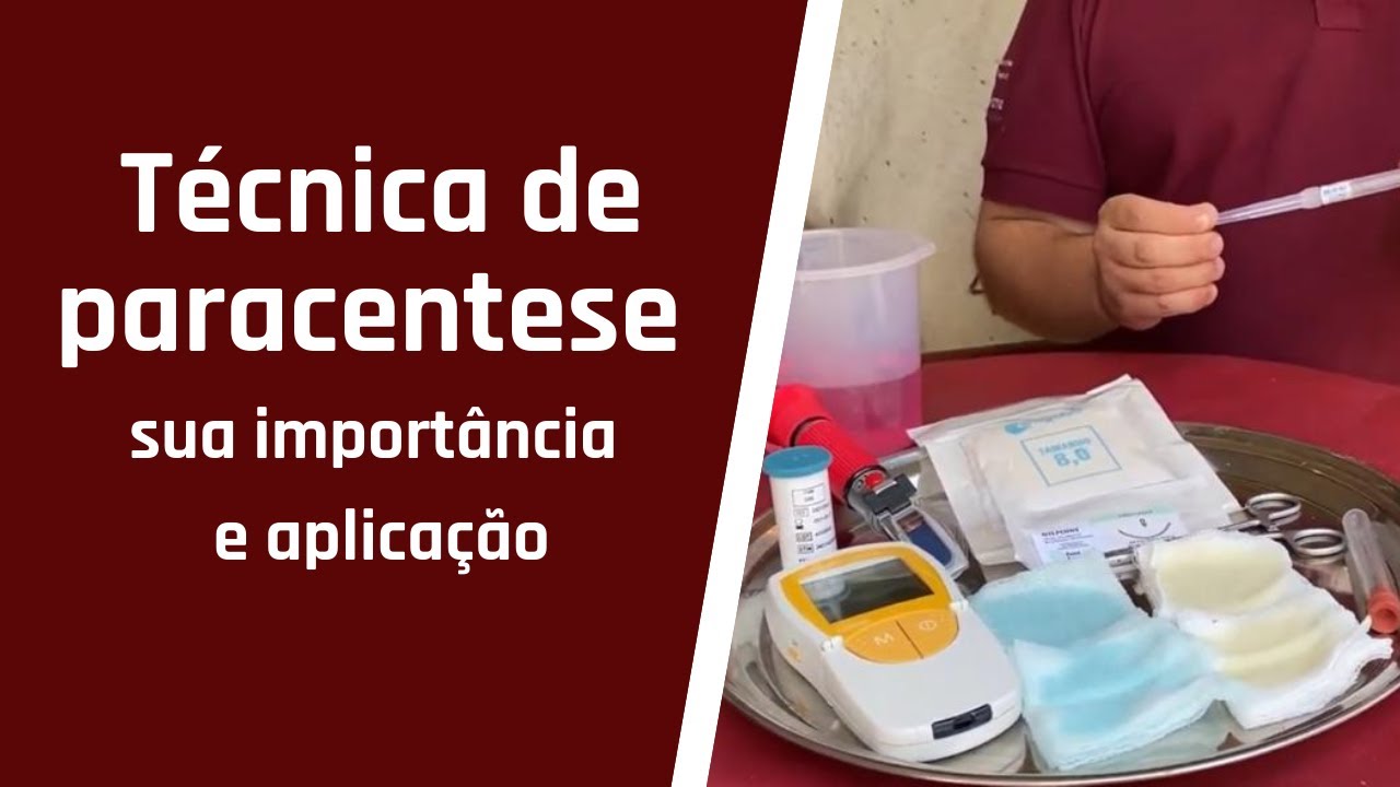 Técnica de paracentese, sua importância e aplicação - Equino Jacob ...