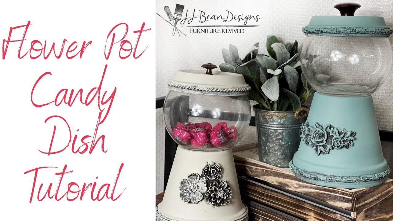 Flower Pot Candy Dish