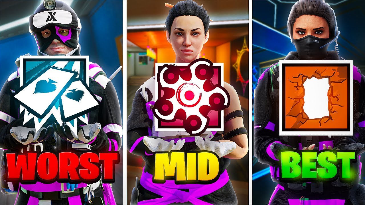 Whos The BEST Support Opp In R6 Siege??? - YouTube