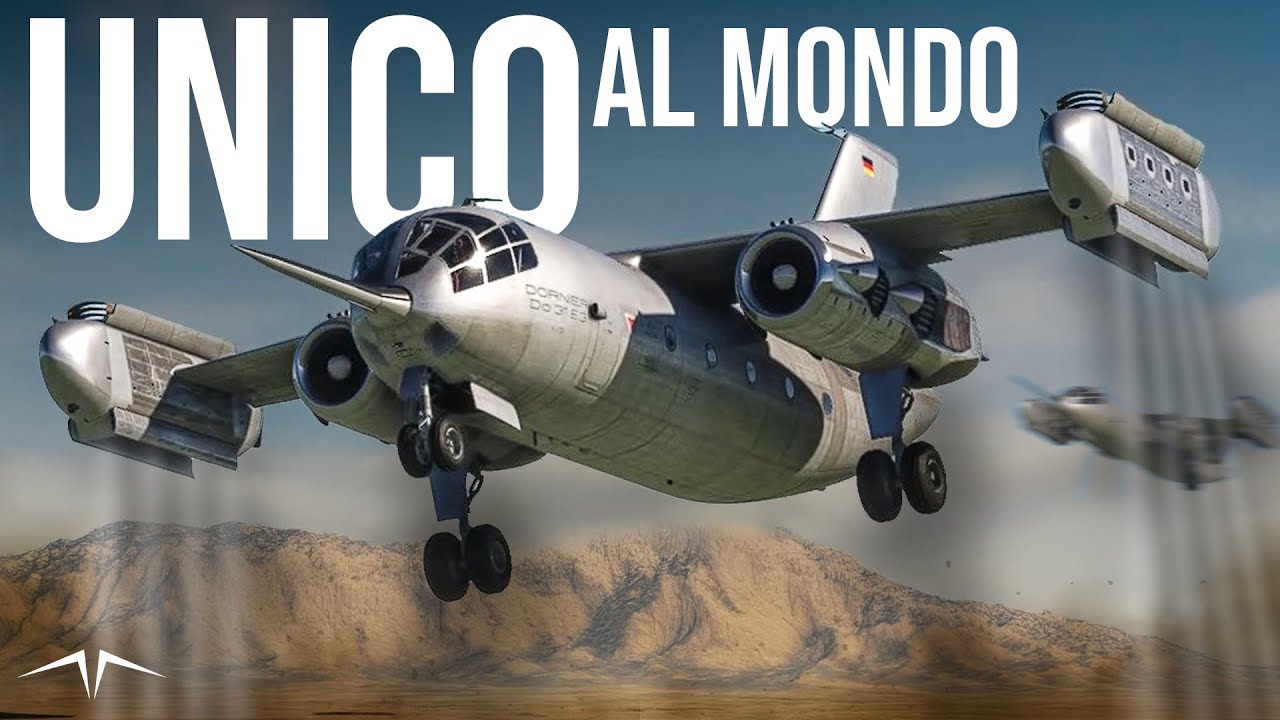 L'ASSURDO PROGETTO del PRIMO AEREO VTOL CARGO nella STORIA: Do 31 - YouTube